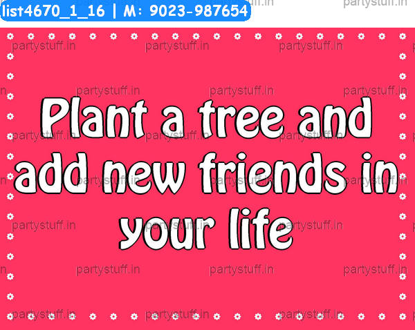 Tree plantation Slogans 2 Cards in Nature theme