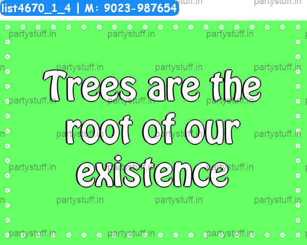 Tree plantation Slogans 2 Cards in Nature theme