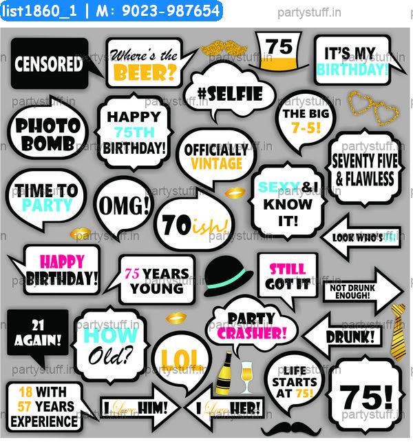 Props | Birthday Designs