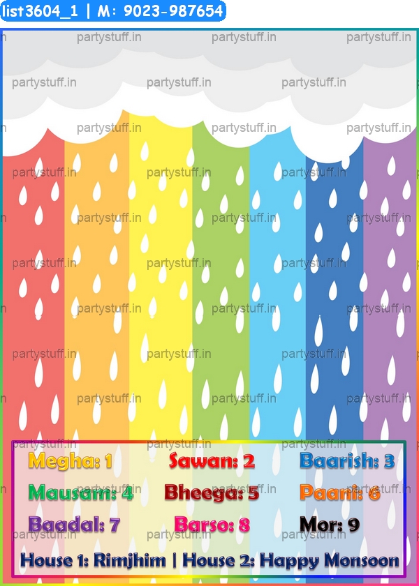 Theme Monsoon Designs - PartyStuff