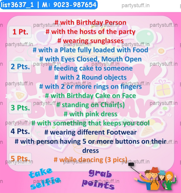 Product Class Selfie Cards Designs - PartyStuff