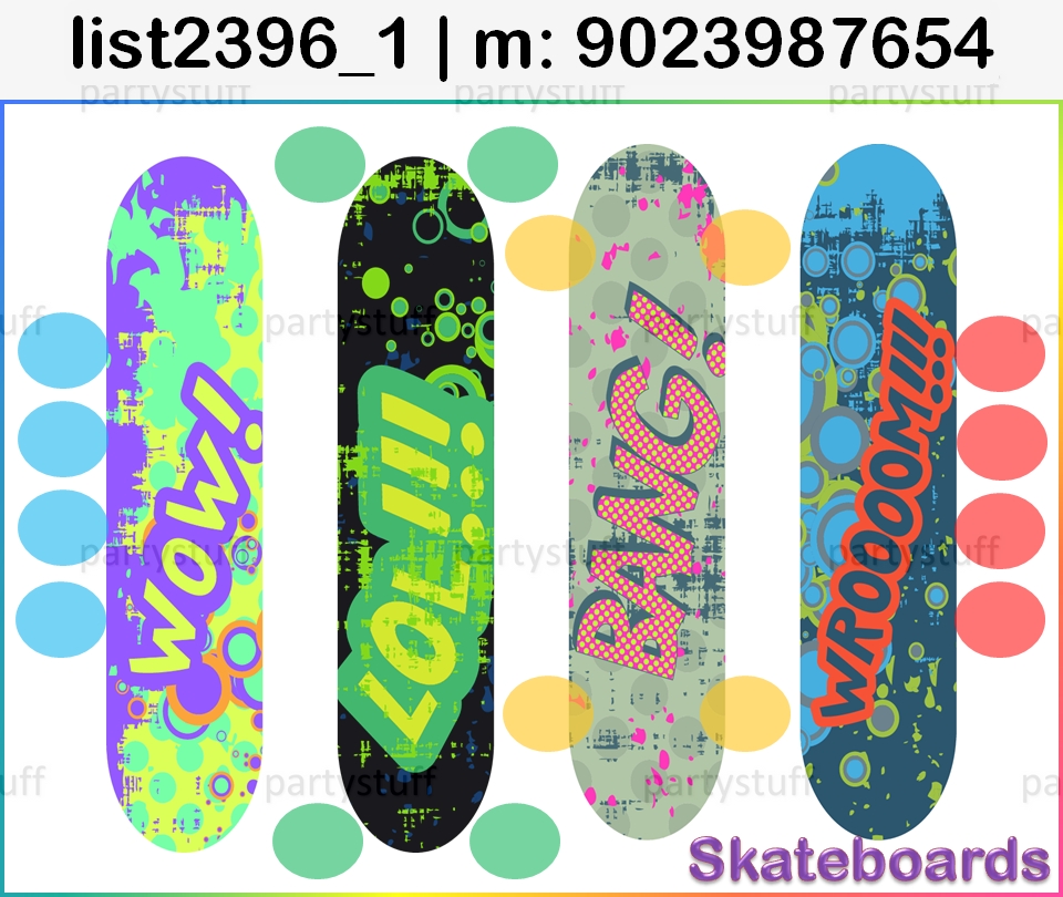 Skateboard theme Designs