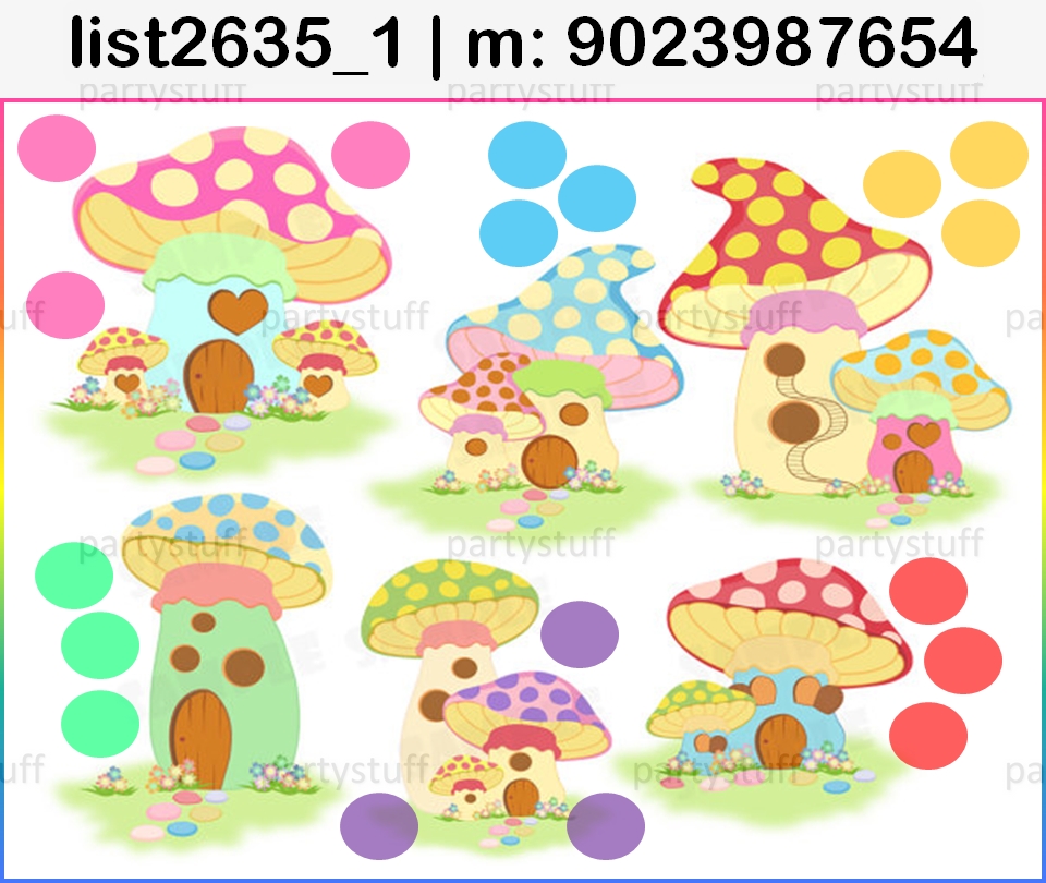 Mushroom theme Designs